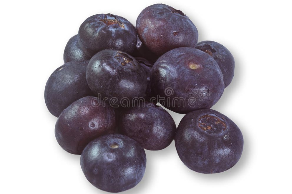 A Bunch of Blueberries, Made Out of 41 Focus-stack Photos Stock Photo ...