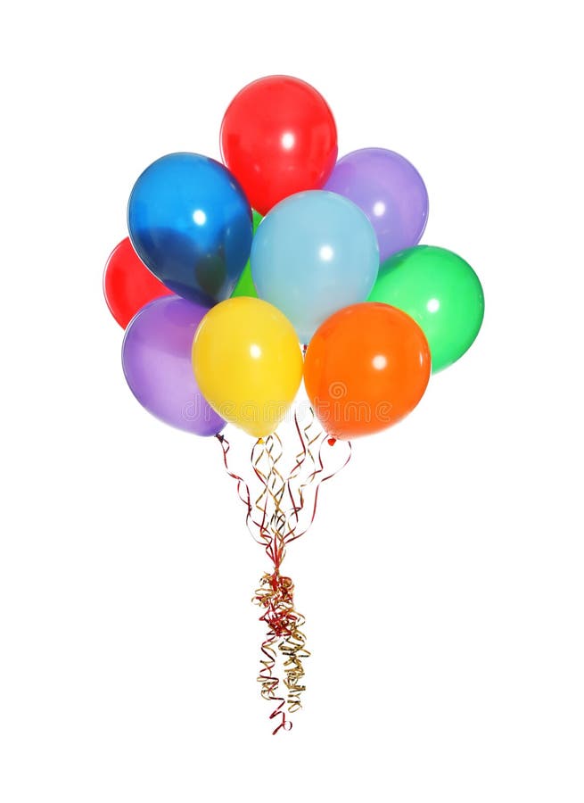 Bunch of bright balloons stock photo. Image of celebration - 139421772