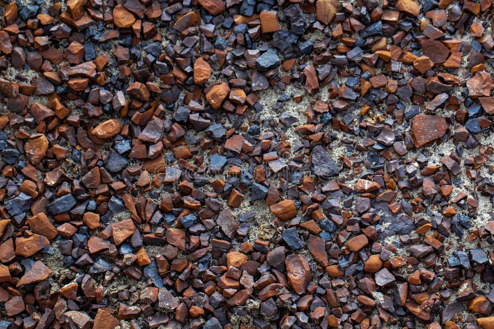 A Bunch of Broken Rocks on the Ground Stock Photo - Image of background ...