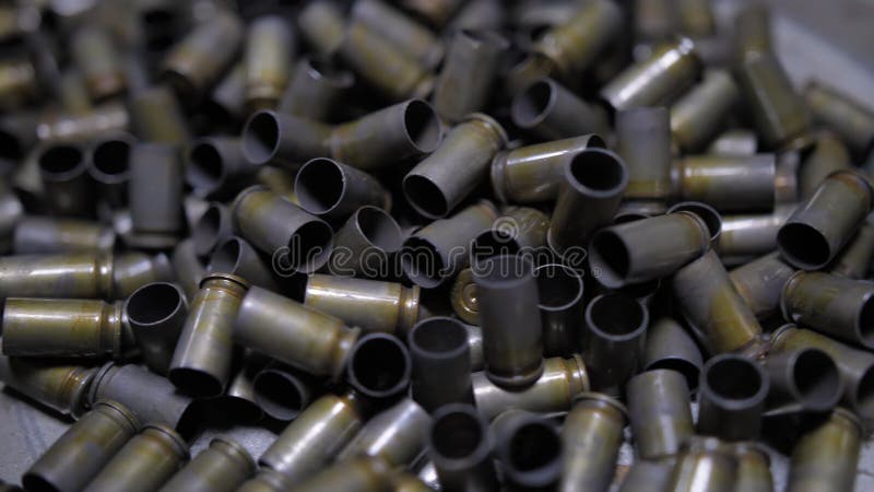 Bunch of Bullet Casings 9 Mm Stock Photo - Image of case, fighting ...