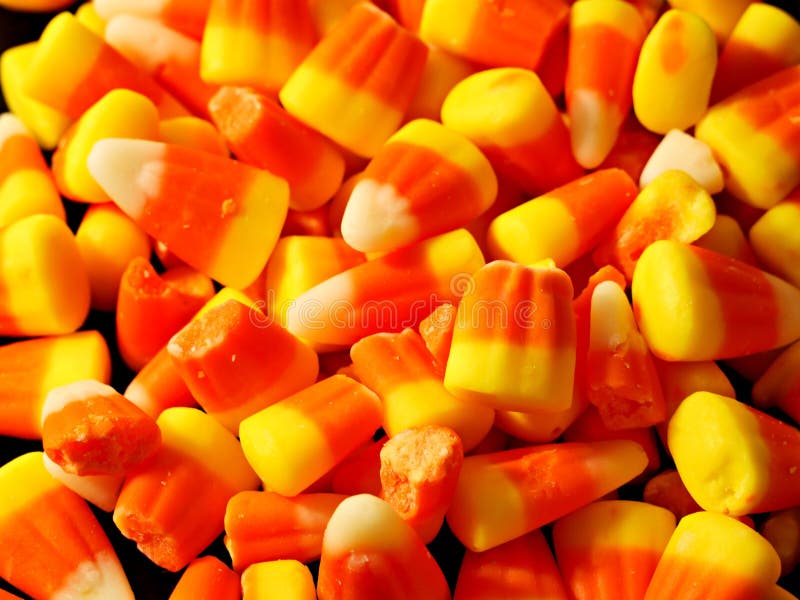 A bunch of candy corn stock image. Image of lighting - 346601779