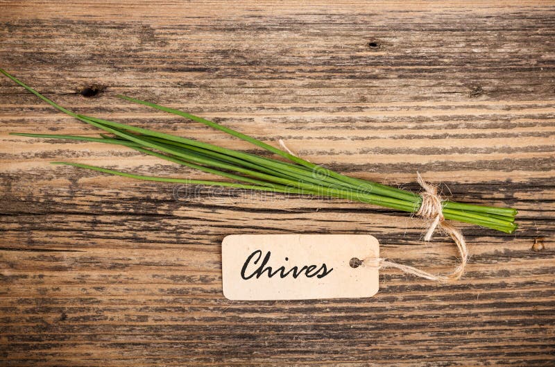 Bunch of chives stock image. Image of label, western - 30222629