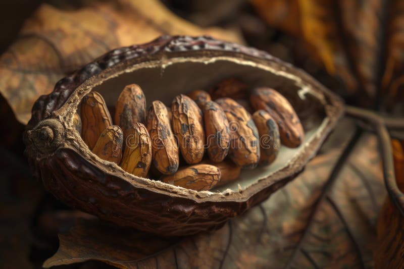 Bunch Chocolate Beans Brown Shell Stock Photos - Free & Royalty-Free ...