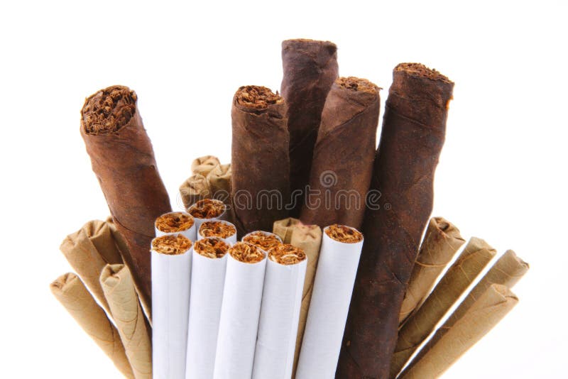 Bunch of Cigarettes Tobacco Stock Image - Image of addictions, smoker ...