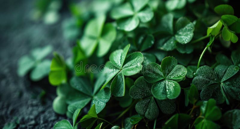 Bunch of Shamrock and Crocus Watercolor Illustration Isolated on White ...