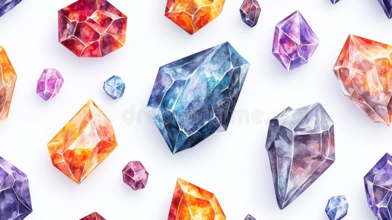 A Bunch of Colorful Crystals Sparkling Together Creating a Stunning ...