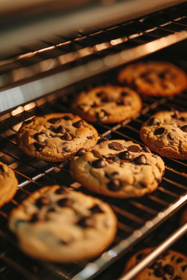 A Bunch of Cookies Displayed on a Rack. Suitable for Food Blogs or ...
