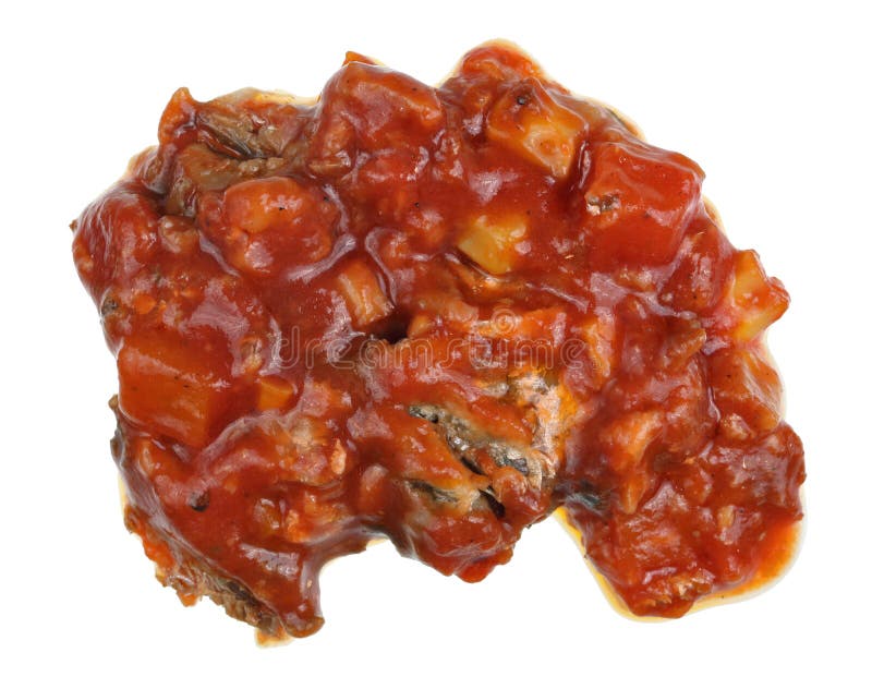 A Bunch of Corn Sprat and Ketchup Salad Isolated Stock Image - Image of ...