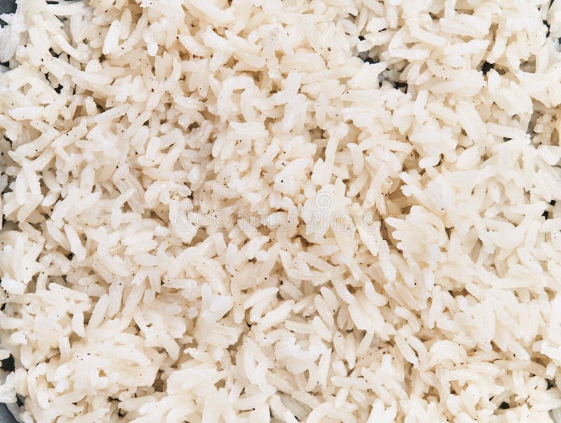 Bunch of Delicious Rice Texture Stock Photo - Image of cooked ...