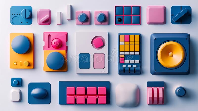 Bunch Different Types Electronic Devices Stock Photos - Free & Royalty ...