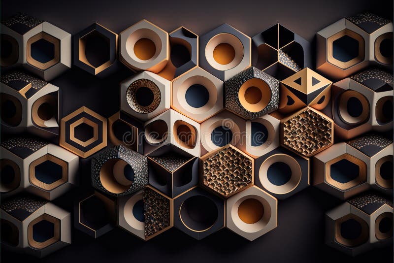 A Bunch of Different Shapes and Sizes of Objects on a Blue Background ...