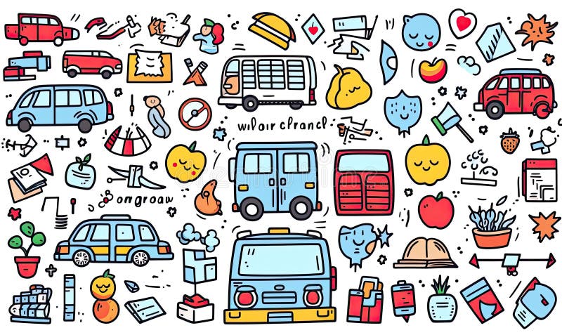 A Bunch of Different Things that are in the Shape of a Square Stock ...