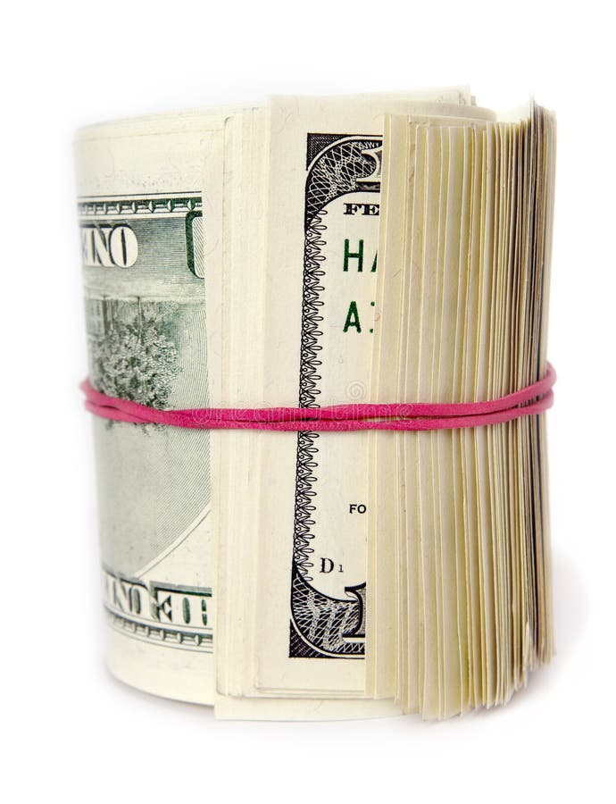 Bunch of dollars. stock photo. Image of currency, black - 19270246