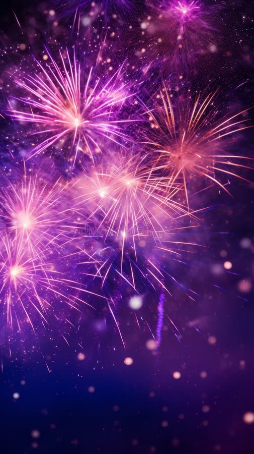 Bunch Fireworks Lit Up Night Sky Stock Photos - Free & Royalty-Free ...