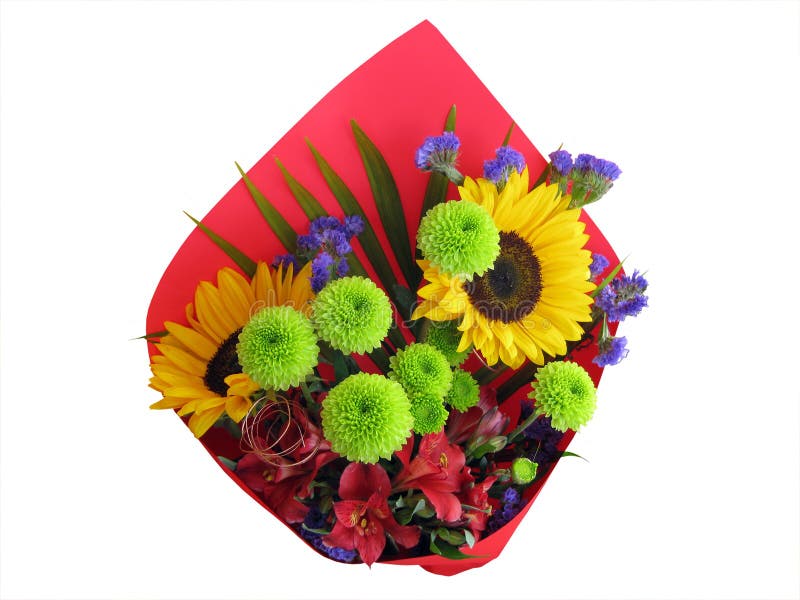 Bunch of flowers stock image. Image of sunflower, gift - 13427599