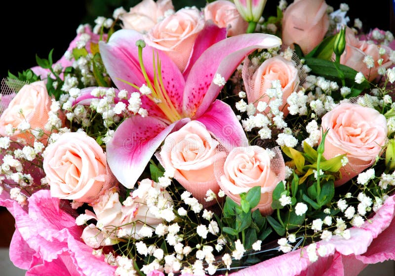 The bunch of flowers stock photo. Image of purity, blessing - 4948190