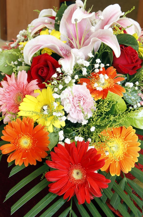 A bunch of flowers. stock image. Image of bunch, house - 5487117