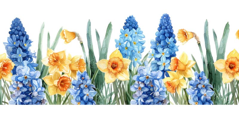 A Bunch of Flowers that are Next To Each Other, Spring Flowers Stock ...