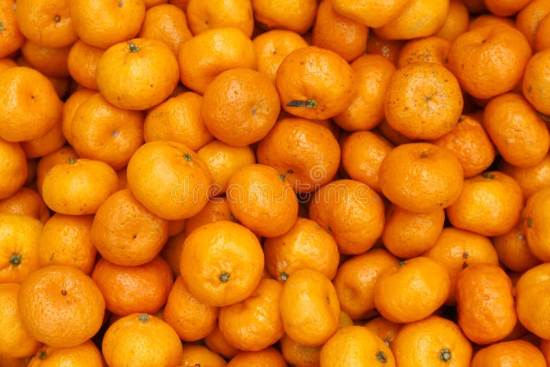 Bunch of Fresh Kiat Kiat or Mandarin Oranges Stock Image - Image of ...