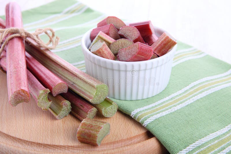 Bunch of fresh rhubarb stock image. Image of rhubarb - 31457375