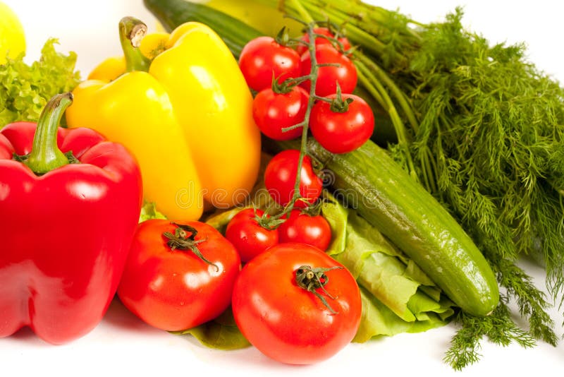 Bunch of fresh vegetables stock photo. Image of health - 12541266