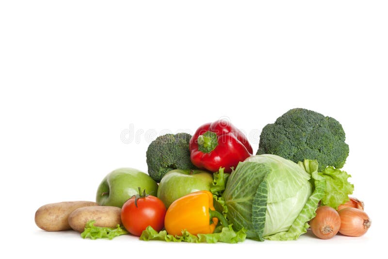 Bunch of fresh vegetables stock image. Image of healthy - 25203651