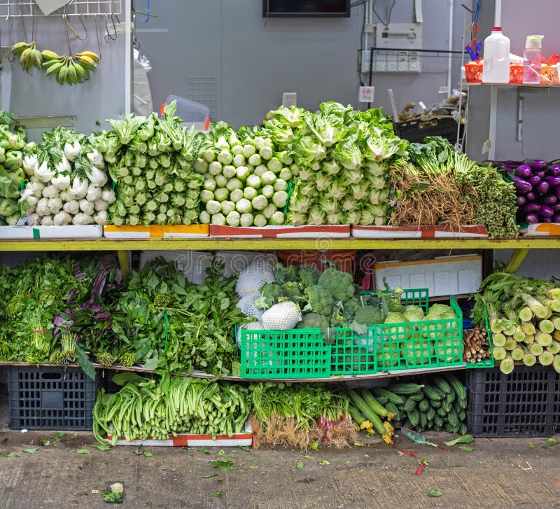 Market Stall stock photo. Image of farmers, asia, bunch - 161119928