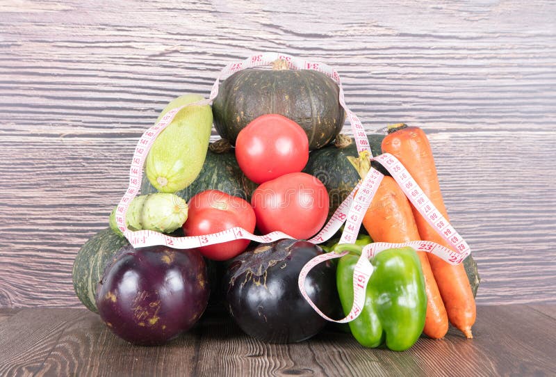 Bunch of Fresh Vegetables on Table Stock Photo - Image of health ...