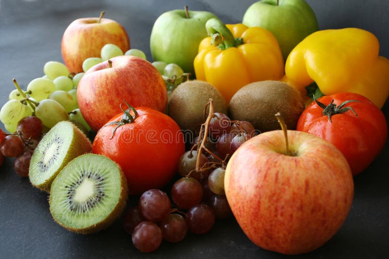 Bunch of Fruits & Vegetable Stock Image - Image of food, yellow: 1126083