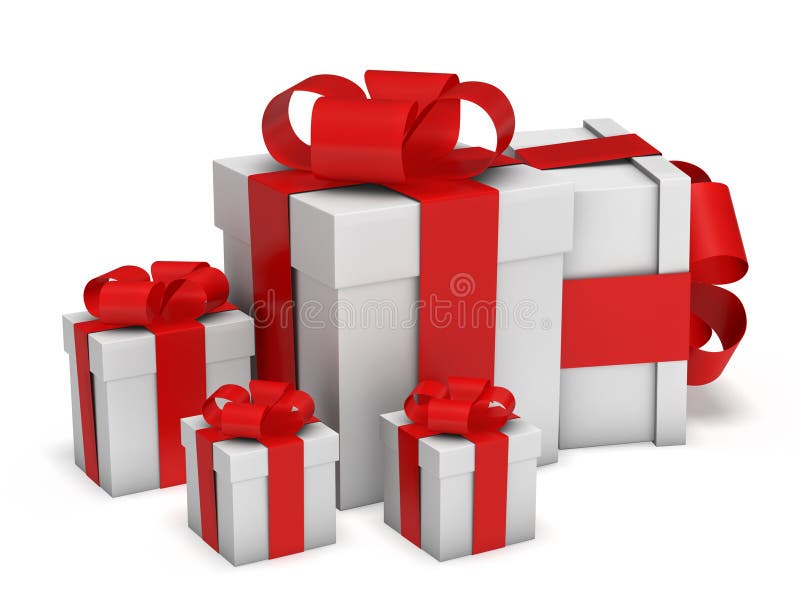 A Bunch of Gifts stock illustration. Illustration of collection - 15980573