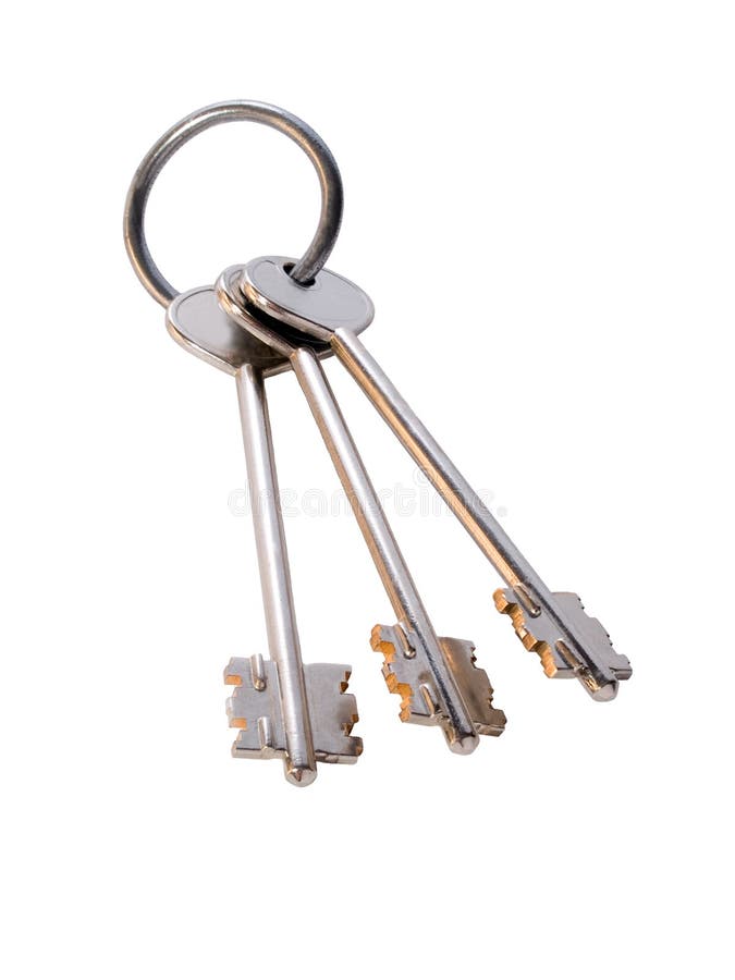 Bunch Of Golden Keys On The Ring Picture. Image: 4005369