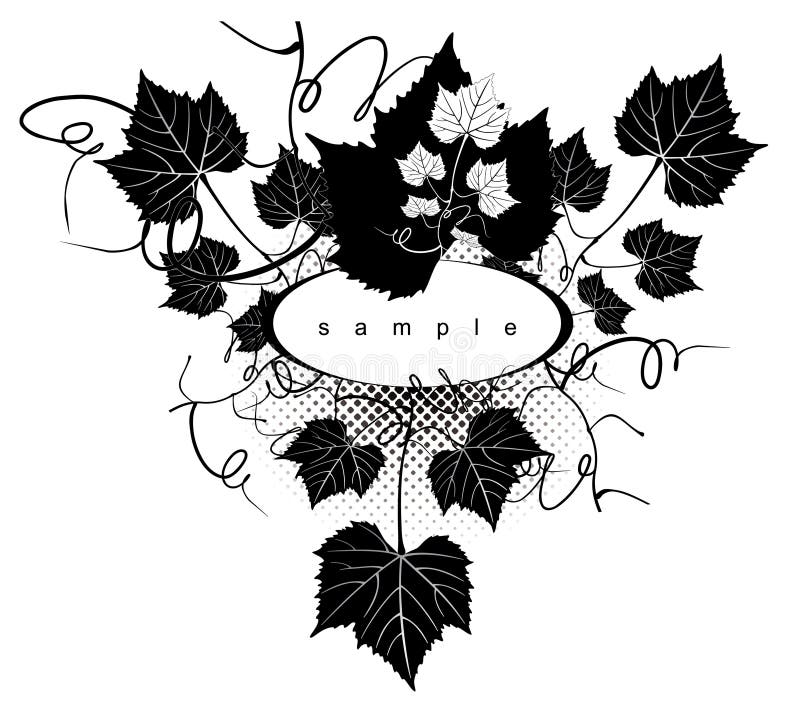 Bunch of grapes stock vector. Illustration of beautiful - 3206157