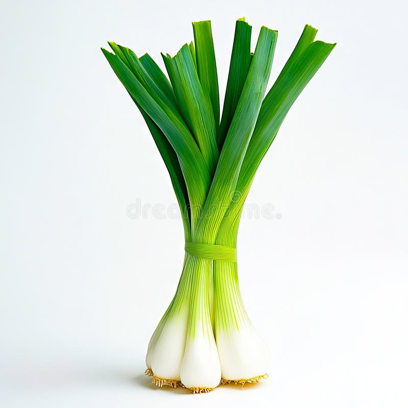 A Bunch of Green Onions Tied Up with a String Stock Photo - Image of ...