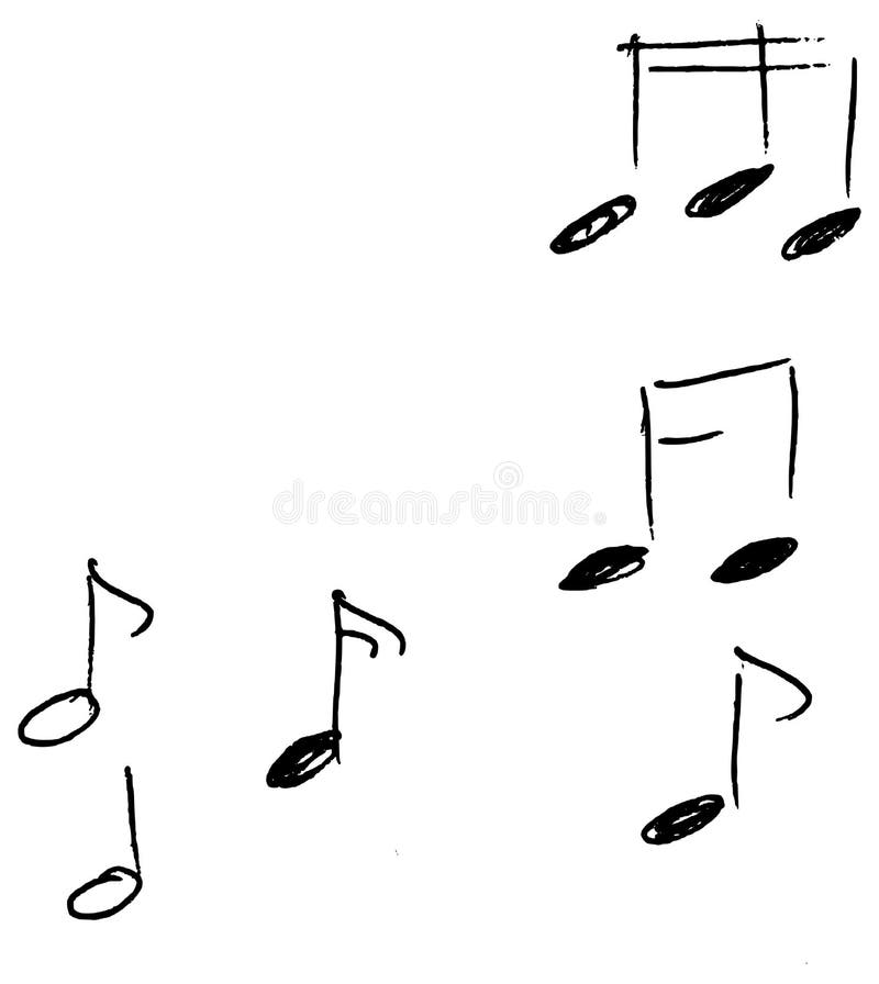 Hand Drawn Happy Notes Illustration Vector Stock Vector - Illustration ...