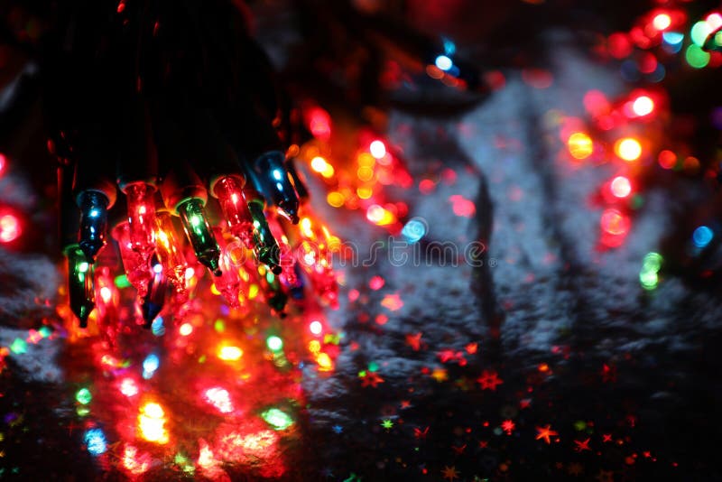 Bunch of Holiday Light String Stock Photo - Image of card, open: 238628088