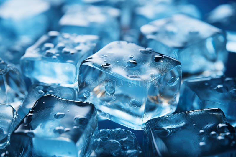 A Bunch of Ice Cubes Sitting on Top of Each Other. Generative AI Image ...