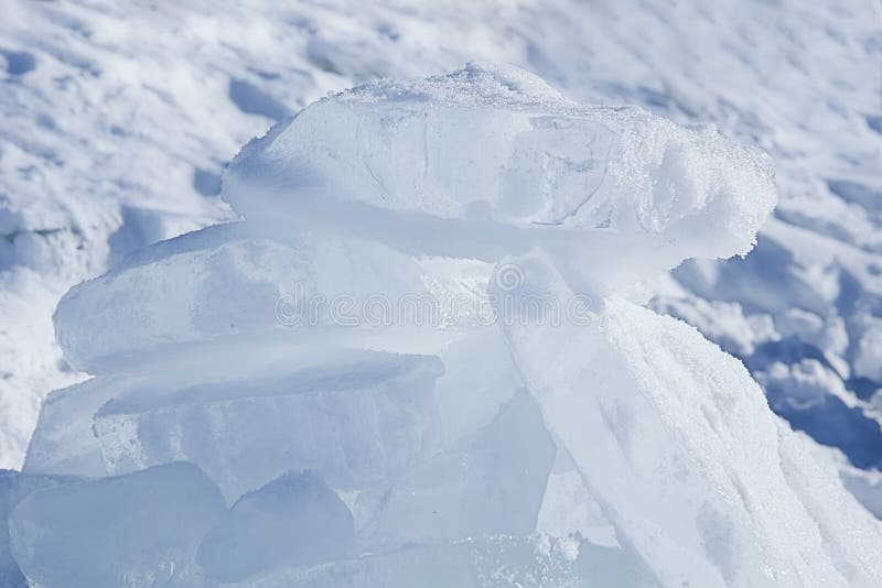 Bunch of Ice Cubes Stacked on Top Each Other Stock Image - Image of ...