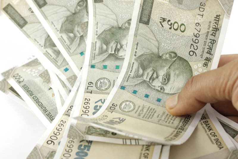 A bunch of Indian Rupees stock photo. Image of incentive - 99586818