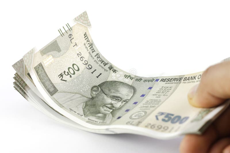 A Bunch of Indian Rupees. Indian Money, Indian Currency Stock Image ...