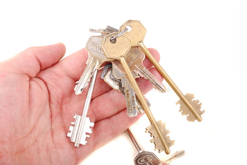 Bunch of keys stock image. Image of keyring, owner, house - 12294749