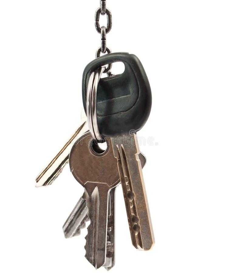 House keys. stock image. Image of metal, open, door, metallic - 395341