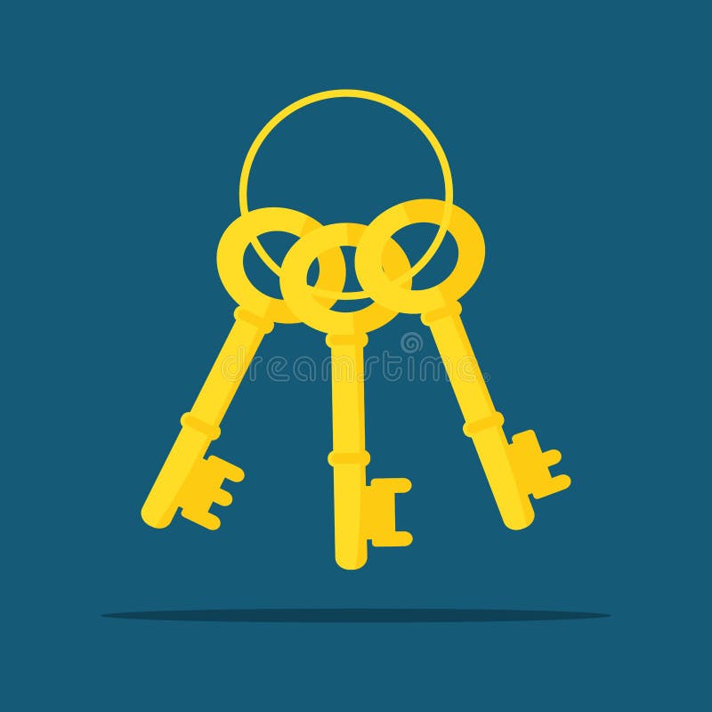 Bunch of Keys. the Concept of Security and Protection. House Keys Stock ...