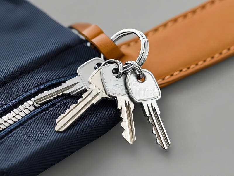 Bunch of Keys that are Sitting on Table Together,. Generative AI Stock ...