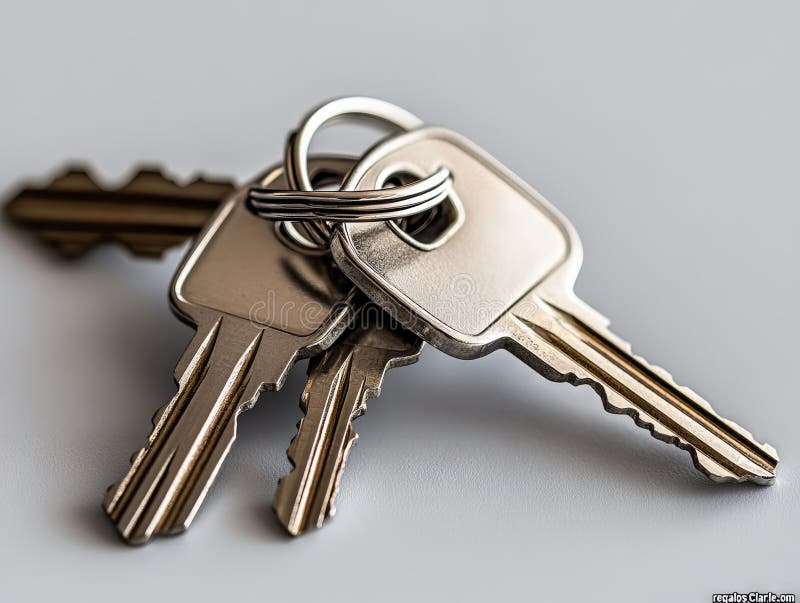 Bunch of Keys that are Sitting on Table Together,. Generative AI Stock ...