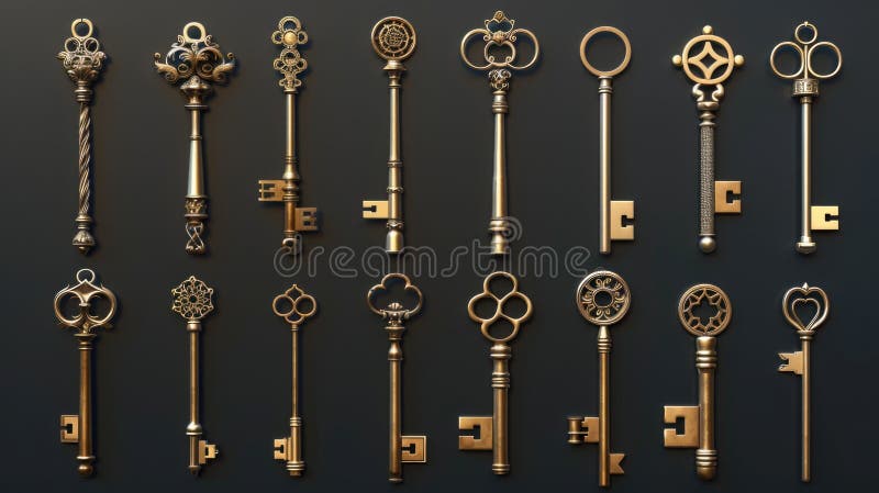 Bunch Keys Table Suitable Various Concepts Stock Photos - Free ...