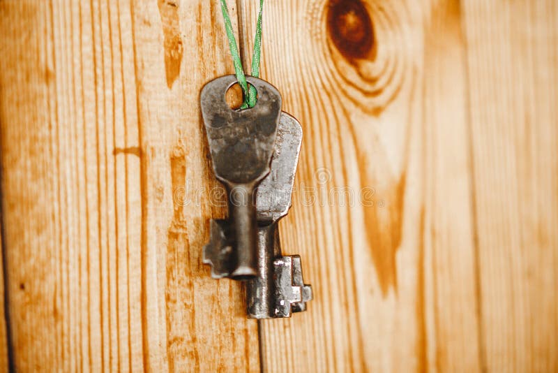 A Bunch of Keys To the Old Castle Stock Image - Image of iron, barn ...