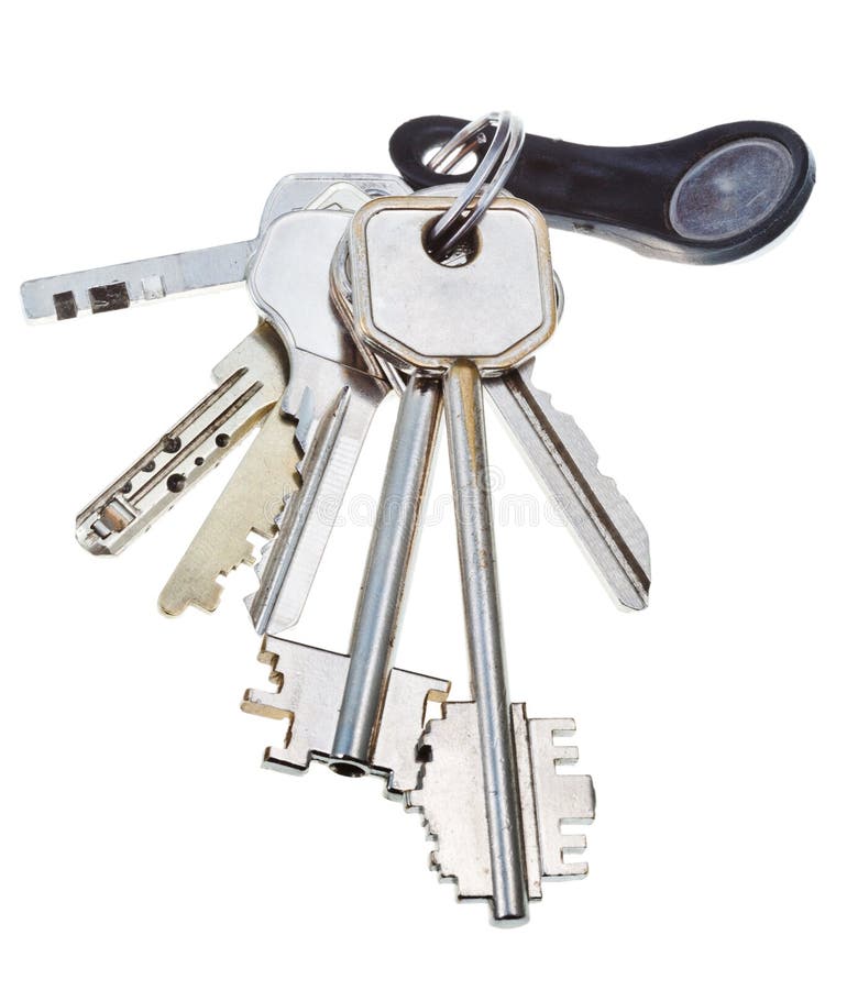 Bunch of keys stock image. Image of locks, entrance, isolated - 32027863