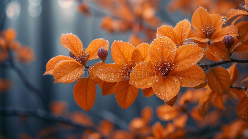 A Bunch of Leaves that are on Top of a Tree Stock Photo - Image of ...