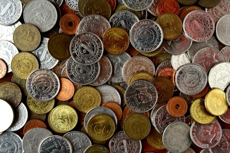 Bunch of Loose Change or Coins Stock Image - Image of earn, form: 53215881