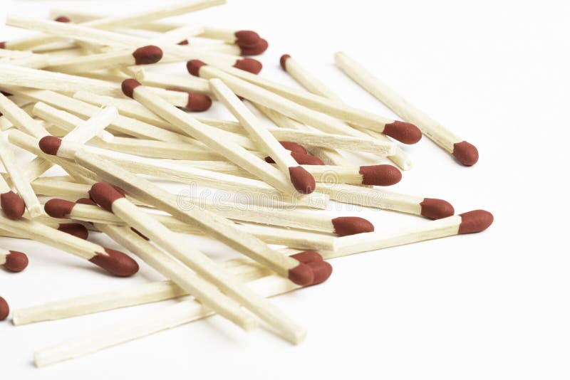 Bunch of Matchsticks Placed Close To Each Other Stock Image - Image of ...